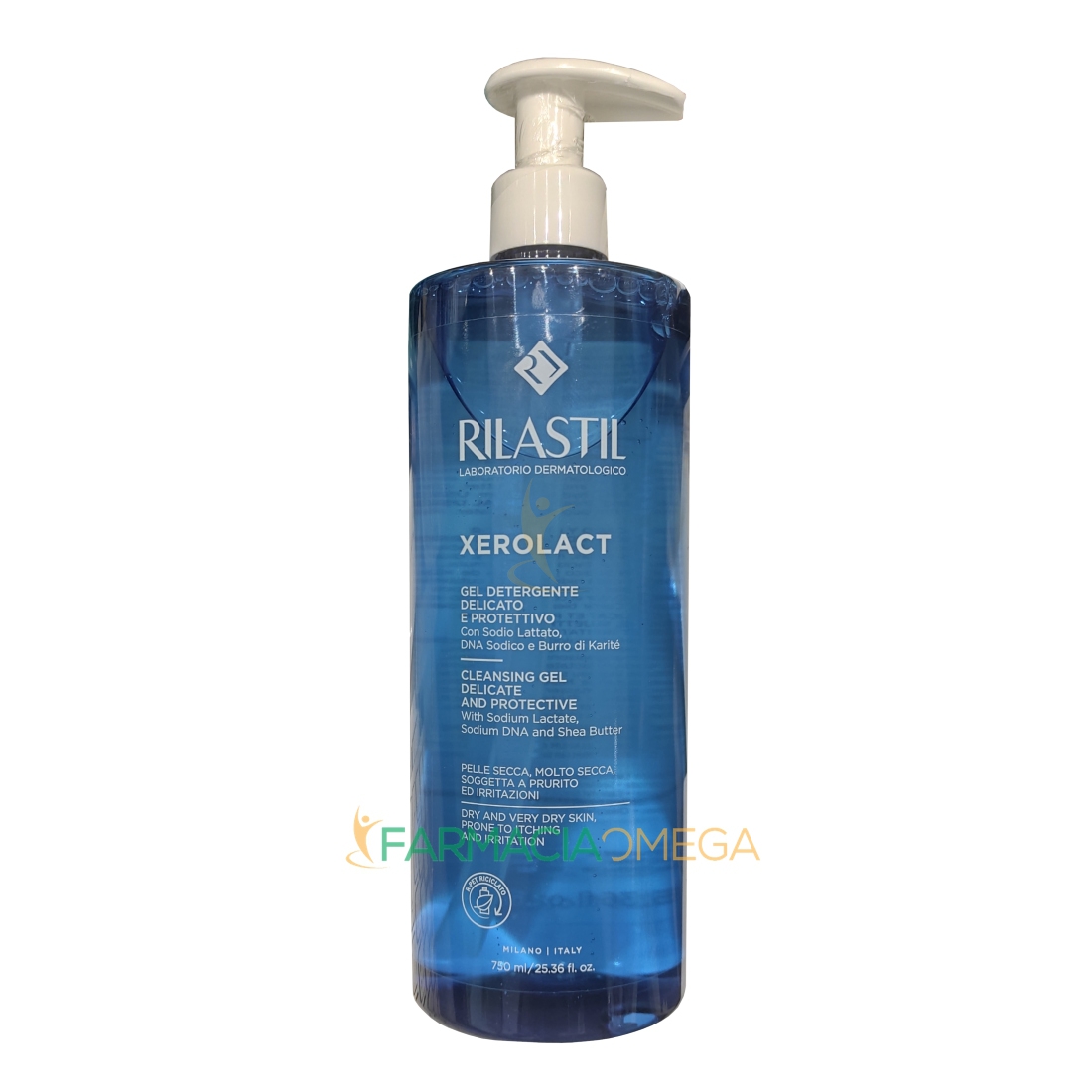 Rilastil Corpo Xerolact Gel Detergente Delicato... | farmaciaomega.it